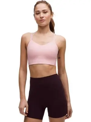 Lululemon Like A Cloud Longline Bra Blush Quartz