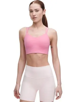Lululemon Like A Cloud Longline Bra Candy Cloud
