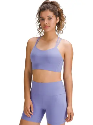Lululemon Like A Cloud Longline Bra Dark Lavender