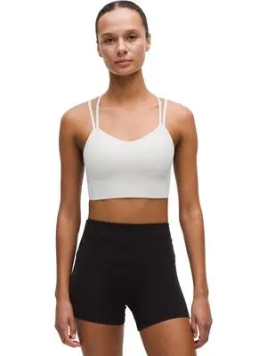 Lululemon Like A Cloud Longline Bra Dove Grey