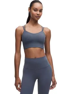 Lululemon Like A Cloud Longline Bra - Dusty Diamond
