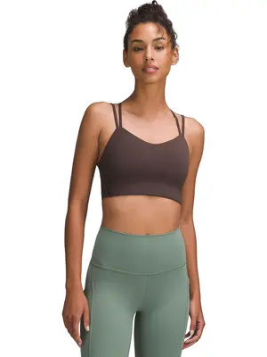 Lululemon Like A Cloud Longline Bra Espresso