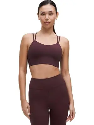 Lululemon Like A Cloud Longline Bra Goodnight Plum