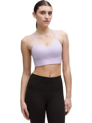 Lululemon Like A Cloud Longline Bra Lavender Frost