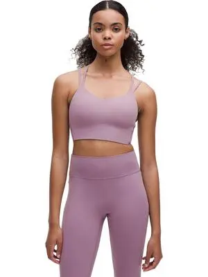 Lululemon Like A Cloud Longline Bra Lavender Lux