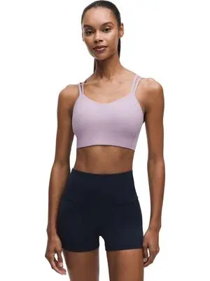Lululemon Like A Cloud Longline Bra Lilac Play