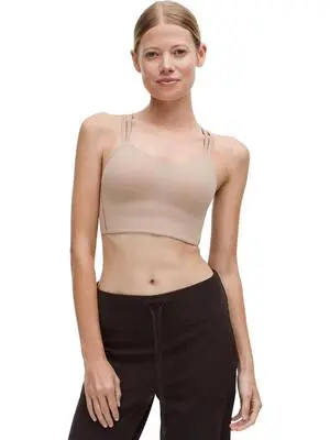 Lululemon Like A Cloud Longline Bra Nutmeg