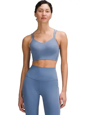 Lululemon Like A Cloud Longline Bra Oasis Blue