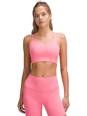 Lululemon Like A Cloud Longline Bra Sakura Pink