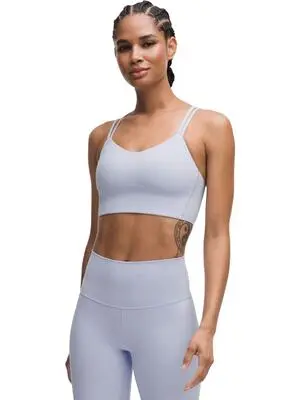 Lululemon Like A Cloud Longline Bra Serene Blue