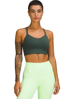 Lululemon Like A Cloud Longline Bra Smoked Spruce