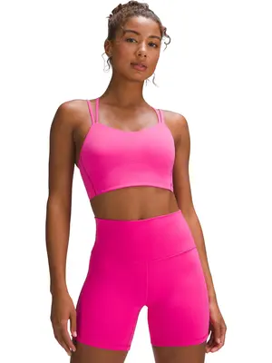 Lululemon Like A Cloud Longline Bra Sonic Pink