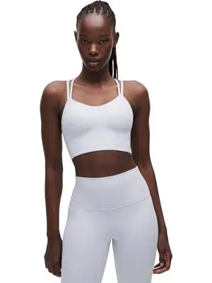 Lululemon Like A Cloud Longline Bra Starch Blue