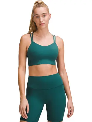 Lululemon Like A Cloud Longline Bra Storm Teal