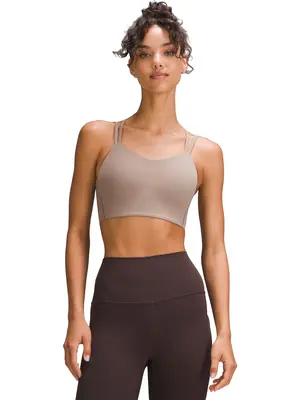 Lululemon Like A Cloud Longline Bra Taupetastic