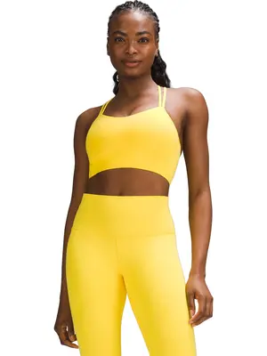 Lululemon Like A Cloud Longline Bra Utility Yellow