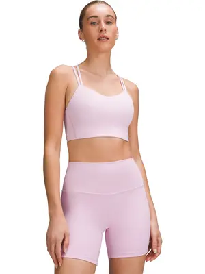 Lululemon Like A Cloud Longline Bra Vitapink