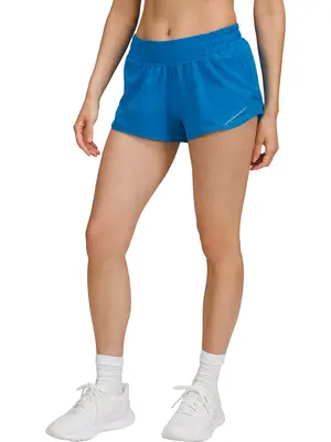 Lululemon Hotty Hot Low-Rise Lined Short 2.5" Poolside