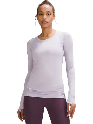 Lululemon Swiftly Tech Long-Sleeve Shirt 2.0 Lilac Ether/lilac Ether