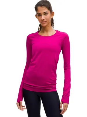 Lululemon Swiftly Tech Long-Sleeve Shirt 2.0 Ripened Raspberry/ripened Raspberry