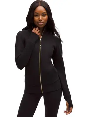 Lululemon Scuba Full-zip Hoodie - Black/gold