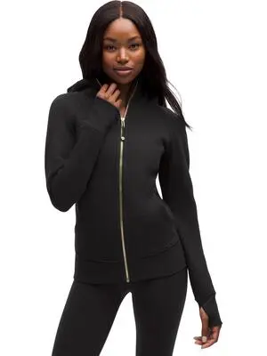 Lululemon Scuba Full-zip Hoodie - Black/gold