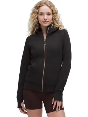 Lululemon Scuba Full-Zip Hoodie Black/rose Gold