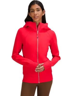 Lululemon Scuba Full-Zip Hoodie Carnation Red