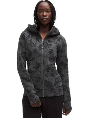 Lululemon Scuba Full-Zip Hoodie Filigree Lace Wp Grey Multi