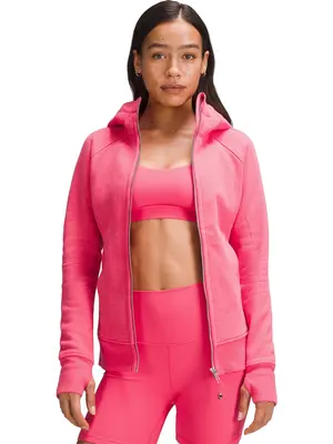 Lululemon Scuba Full-Zip Hoodie Heathered Glaze Pink