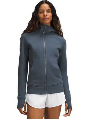 Lululemon Scuba Full-Zip Hoodie Iron Blue