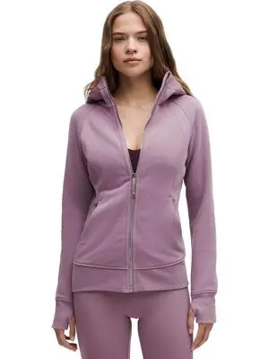 Lululemon Scuba Full-Zip Hoodie Lavender Lux/mirror Silver
