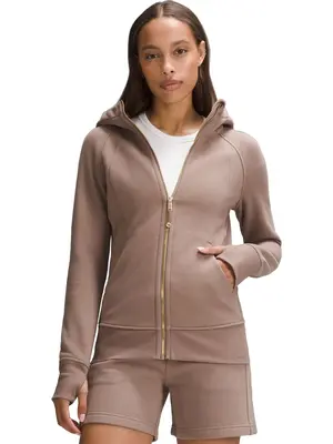 Lululemon Scuba Full-Zip Hoodie Taupetastic/gold