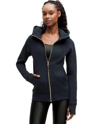 Lululemon Scuba Full-zip Hoodie - True Navy/gold