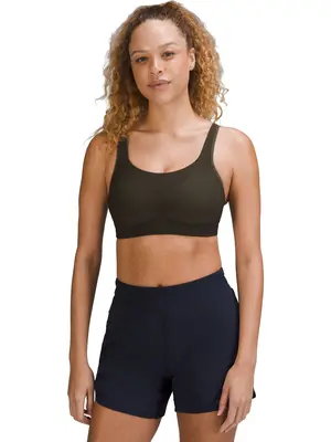 Lululemon Run Times Bra Dark Olive