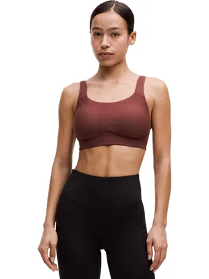Lululemon Run Times Bra Red Merlot