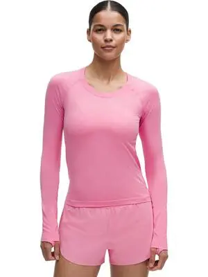 Lululemon Swiftly Tech Long-Sleeve Shirt 2.0 Candy Cloud/candy Cloud