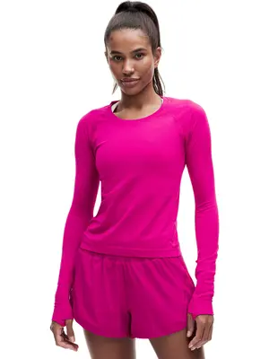 Lululemon Swiftly Tech Long-Sleeve Shirt 2.0 Ripened Raspberry/ripened Raspberry