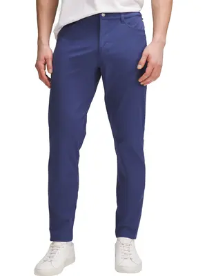 Lululemon ABC Slim-Fit 5 Pocket 37L Pant Gatsby Blue