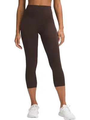 Lululemon Wunder Train High-Rise Crop 23" Espresso