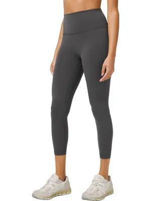 Lululemon Wunder Train High-Rise Crop 23" Graphite Grey