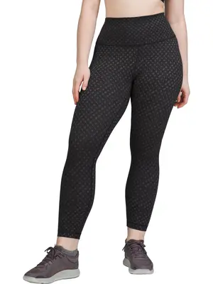 Lululemon Wunder Train High-Rise Crop 23" Mirrorify Black Multi