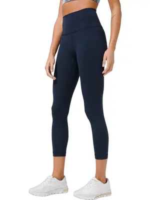 Lululemon Wunder Train High-Rise Crop 23" Navy
