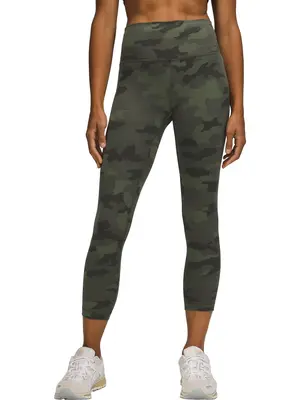 Lululemon Wunder Train High-Rise Crop 23" Printed