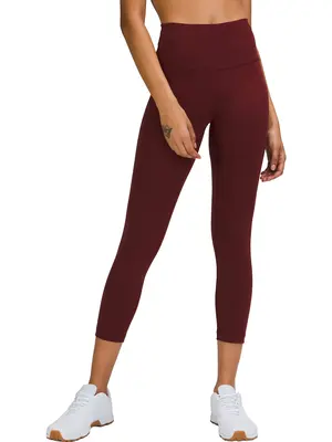 Lululemon Wunder Train High-Rise Crop 23" Red