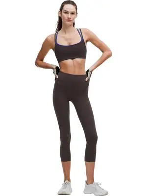 Lululemon Wunder Train High-Rise Crop 23" Sequoia