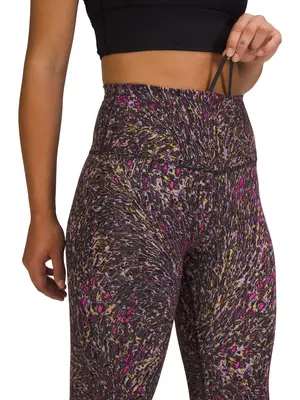 Lululemon Wunder Train High-Rise Crop 23" Topography Multi