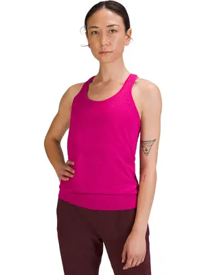 Lululemon Swiftly Tech Racerback Tank Top 2.0 Pow Pink/ripened Raspberry