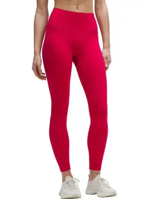 Lululemon Wunder Train High-rise Tight 25" Pink Dragonfruit