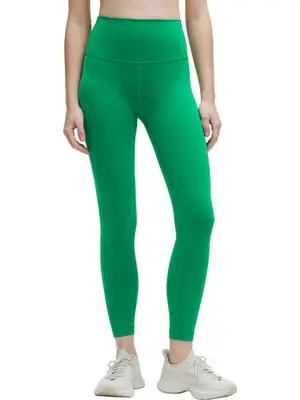 Lululemon Wunder Train High-rise Tight 25" Raceway Green